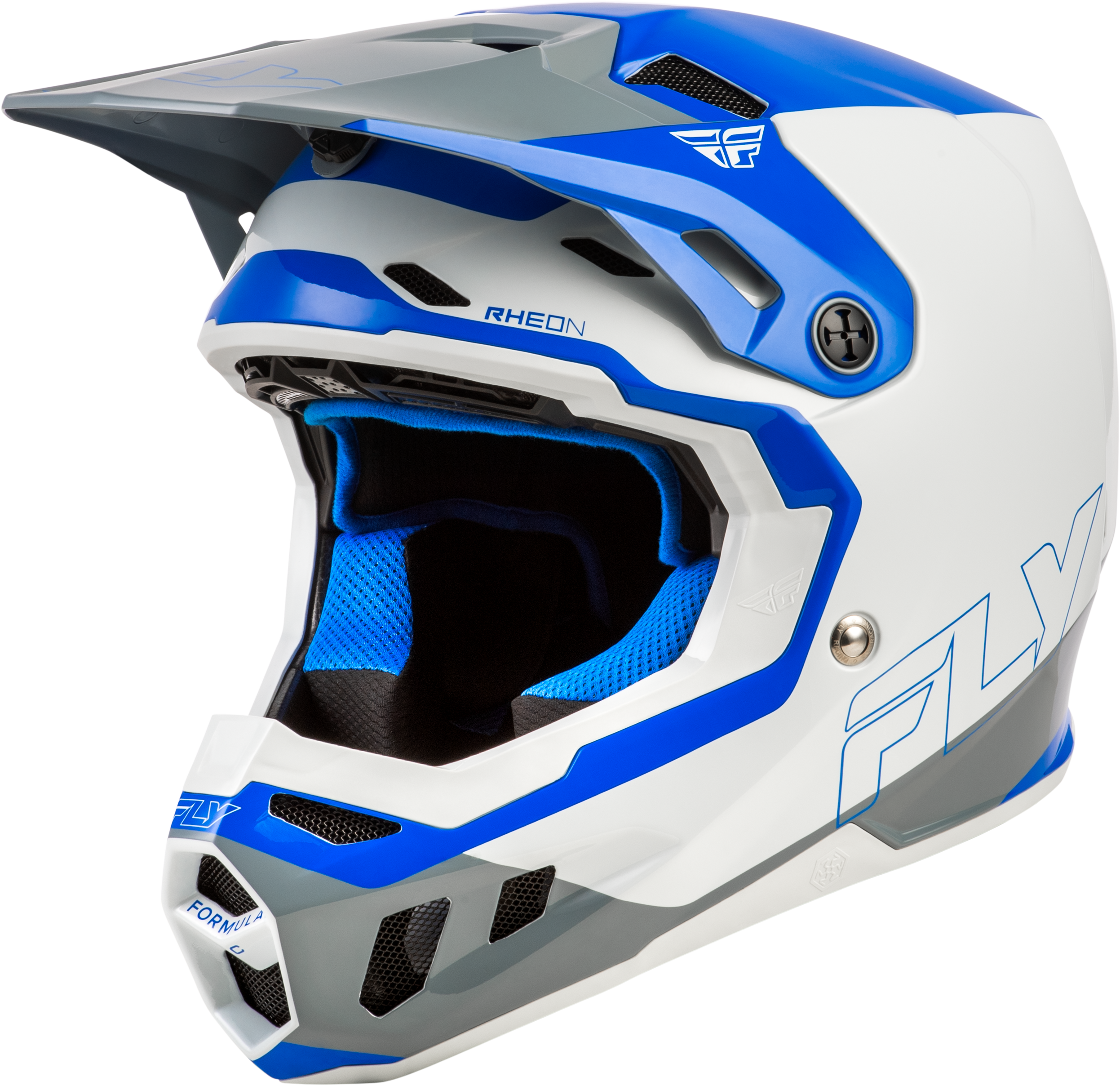 Formula Cc Glide Helmet Blue/Light Grey/Grey Lg – SnyderPowersports.com
