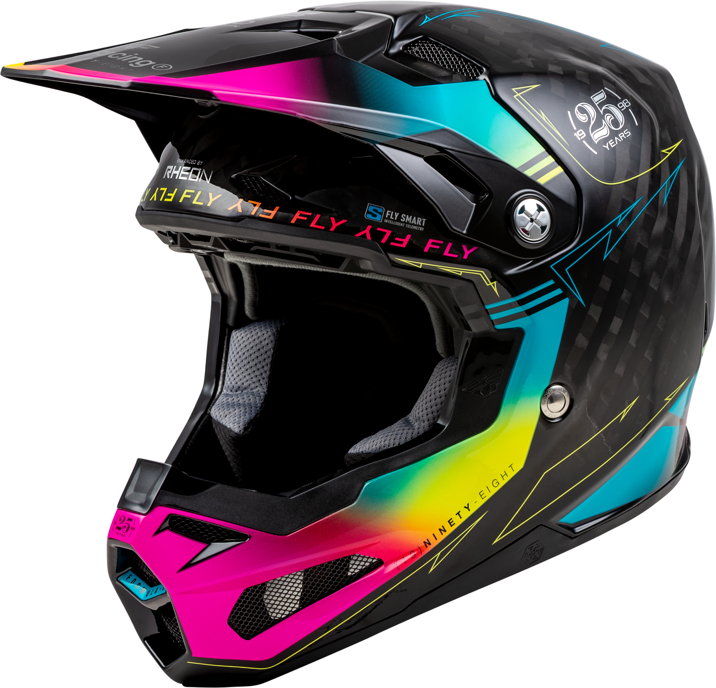 Formula S Carbon Legacy Helmet Black/Electric Blu/Fuschia Xl ...