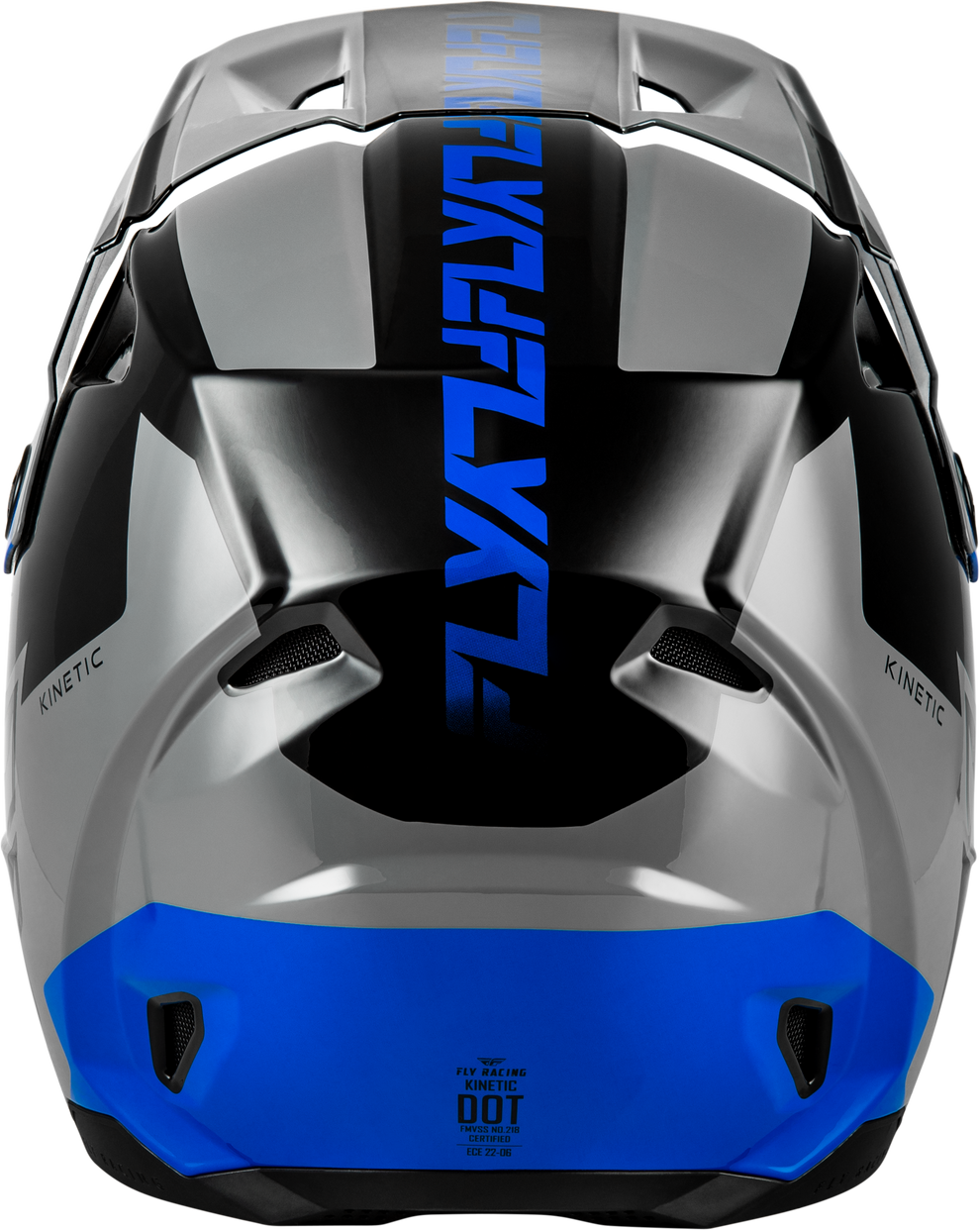 Kinetic Crest Helmet Grey/Black/Blue Sm – SnyderPowersports.com