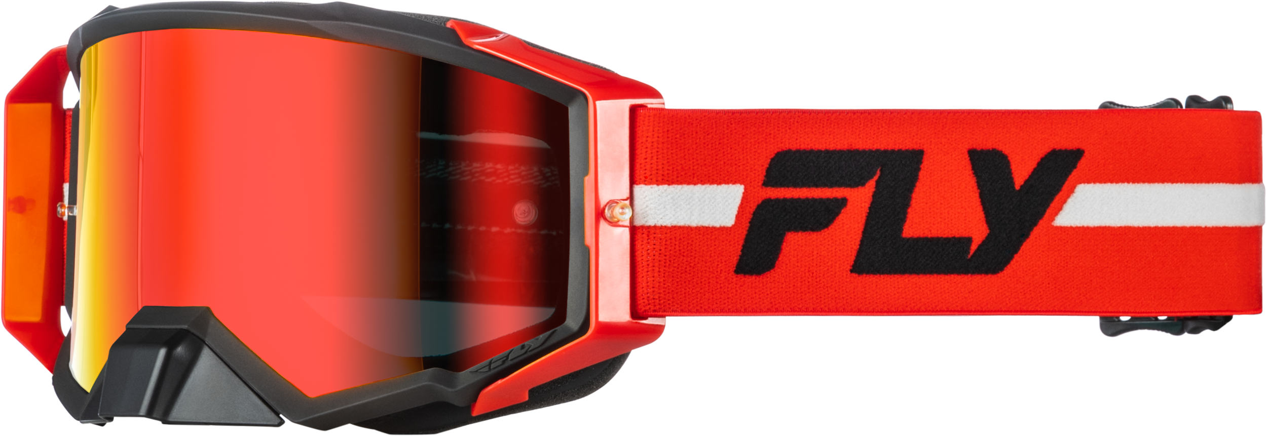 Zone Pro Goggle Red/Black/Grey W/ Red Mirror/Smoke Lens ...
